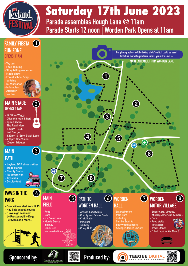 Leyland Festival | Festival Map 2022